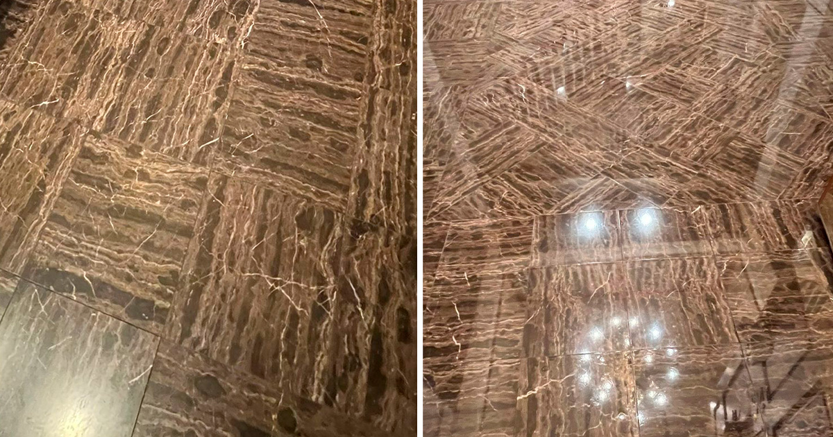 This Marble Floor in Charlotte Got Its Life Back Thanks to Our Stone ...