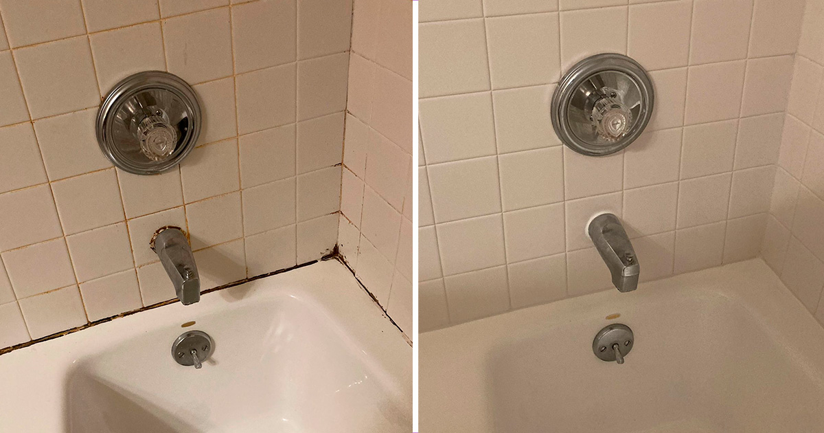 Our Grout Cleaning Process Provided the Ultimate Solution to Revitalize ...