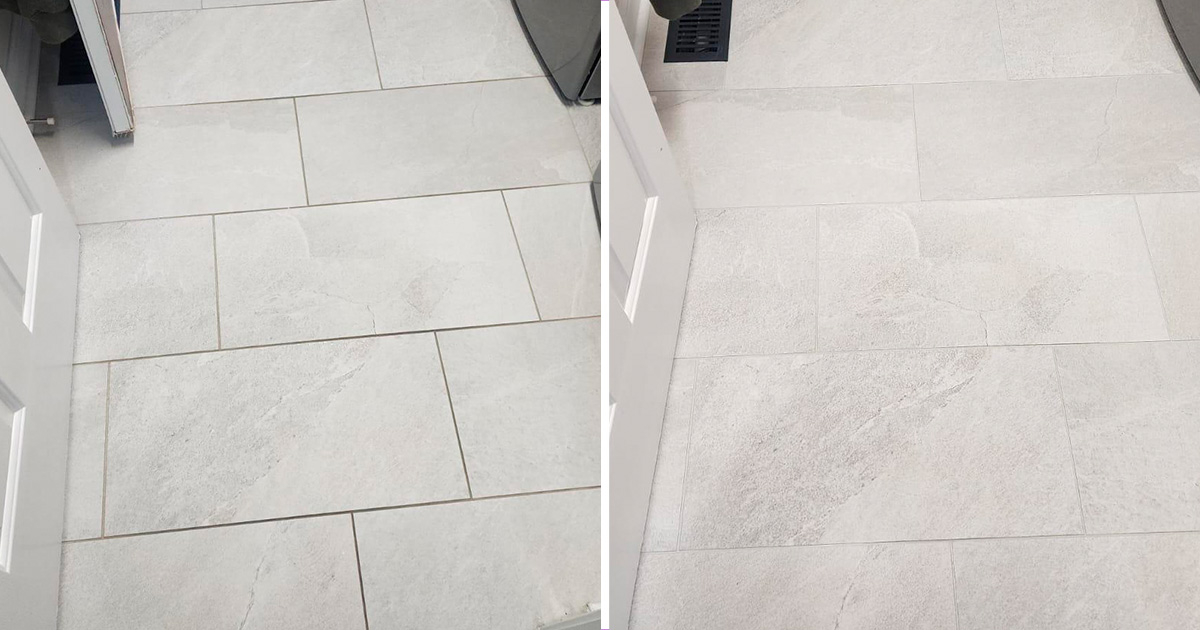 A Dull Surface in Fort Mill SC Was Enhanced Through Our Grout Sealing ...