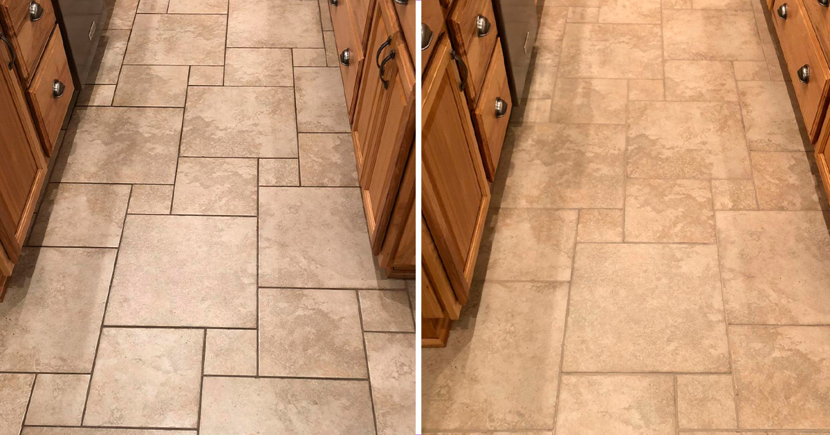 Our Techs Revitalized These Floors in Cornelius NC With Expert Grout ...